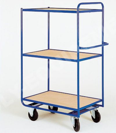 Chariot à 3 Plateaux Espacés Bois Fixes ou Amovibles - SP Équipements